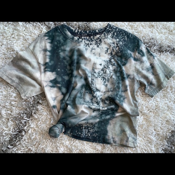 Tops | Vintage Wash Cropped Custom Tee | Poshmark